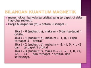 Teori atom mekanika kuantum dan bentuk molekul | PPTX