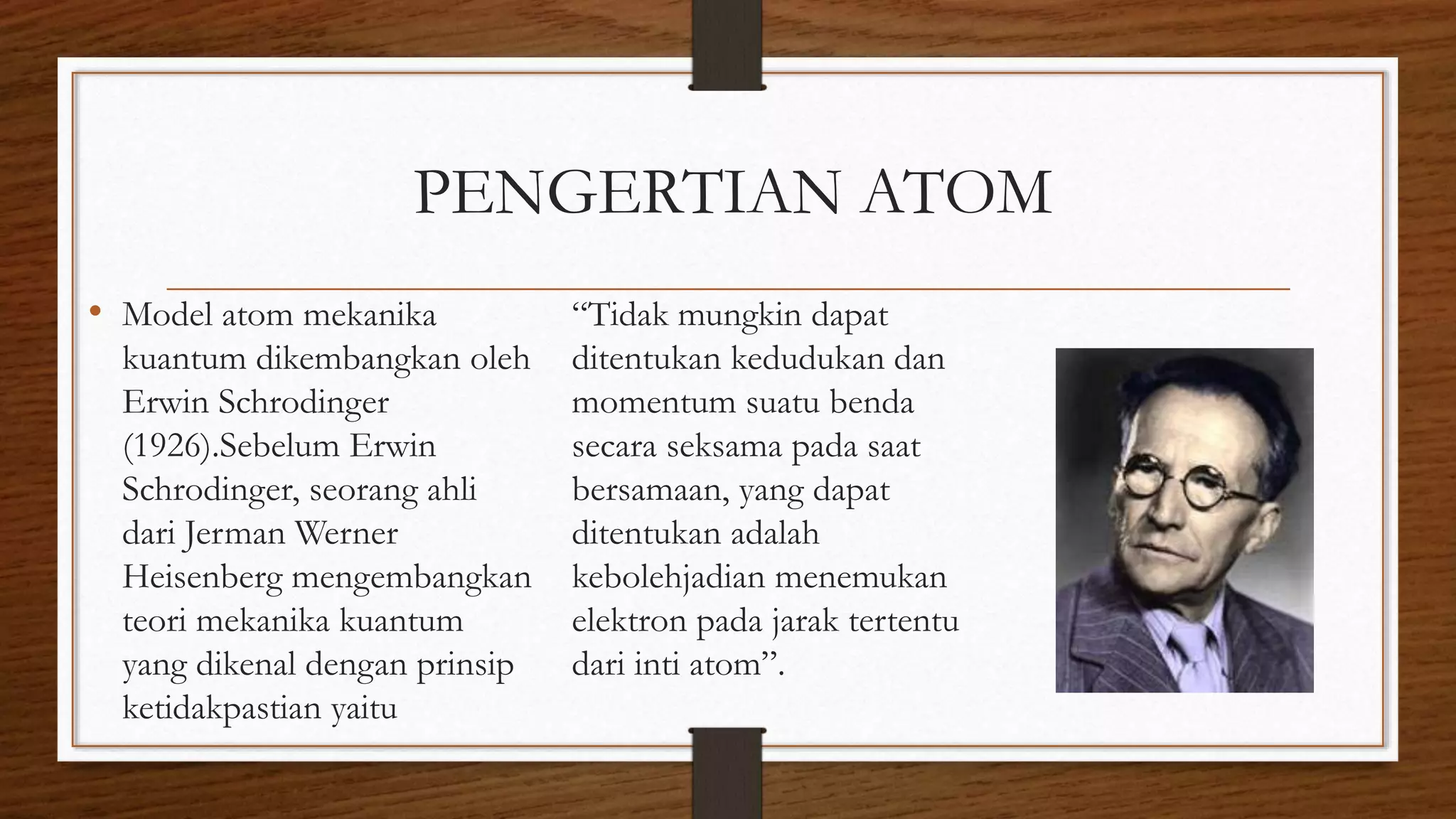 TEORI ATOM MODERN | PPTX