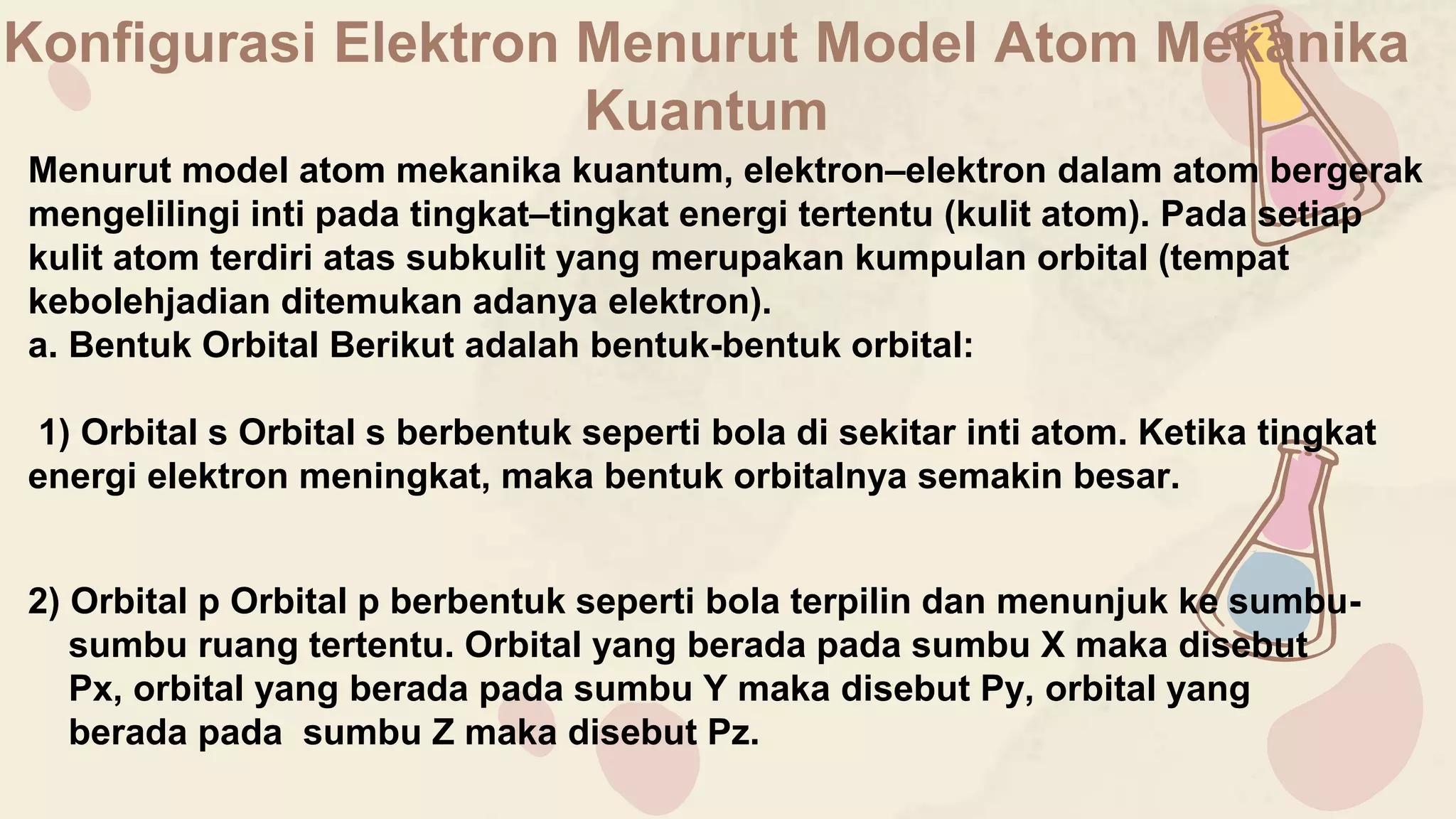 Teori atom modern (Teori Mekanika Kuantum) | PPTX