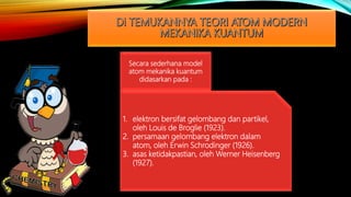 Teori atom modernmekanika kuantum | PPTX