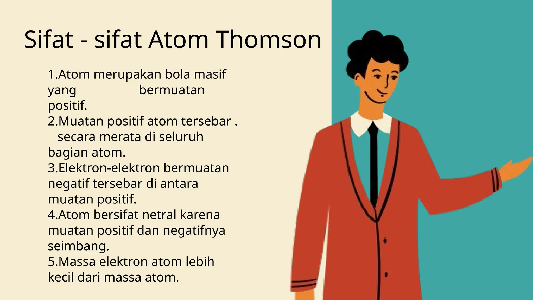 Teori Atom J.J. Thomson yang dipresentasikan kelompok 2 | PPTX