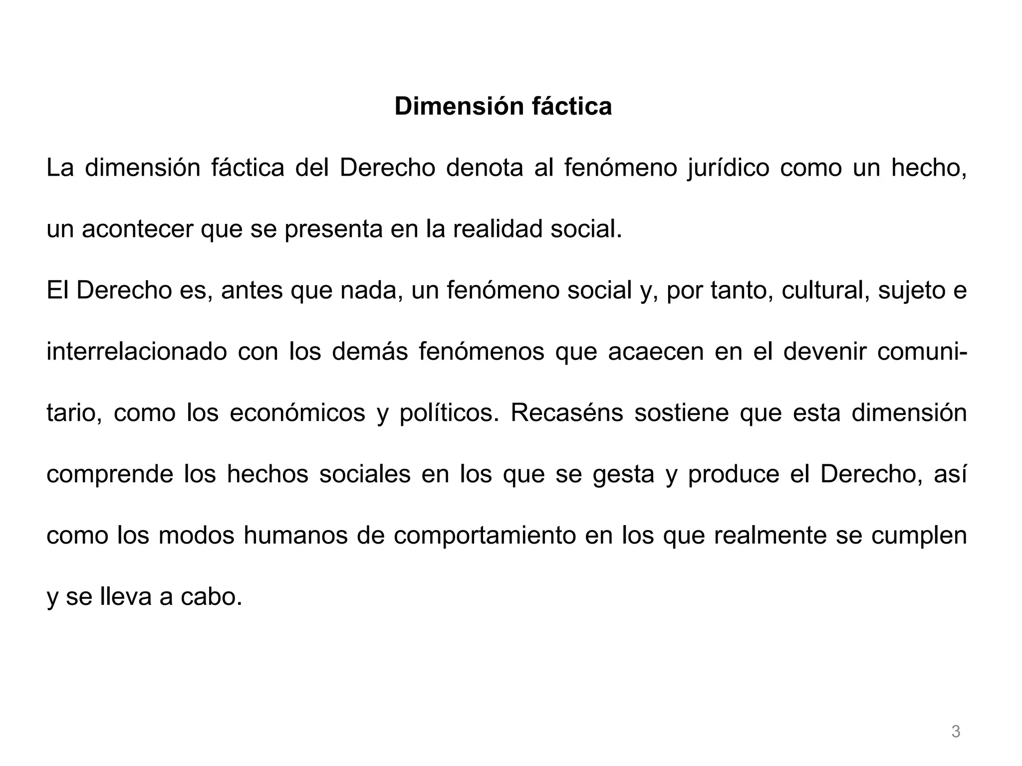 Teoria trdimensional del derecho otra fuente | PPT