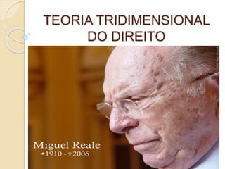 TEORIA TRIDIMENSIONAL DO DIREITO de miguel reale.pptx
