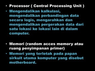Teori bab 5 sumber daya komputasi dan komunikasi | PPTX