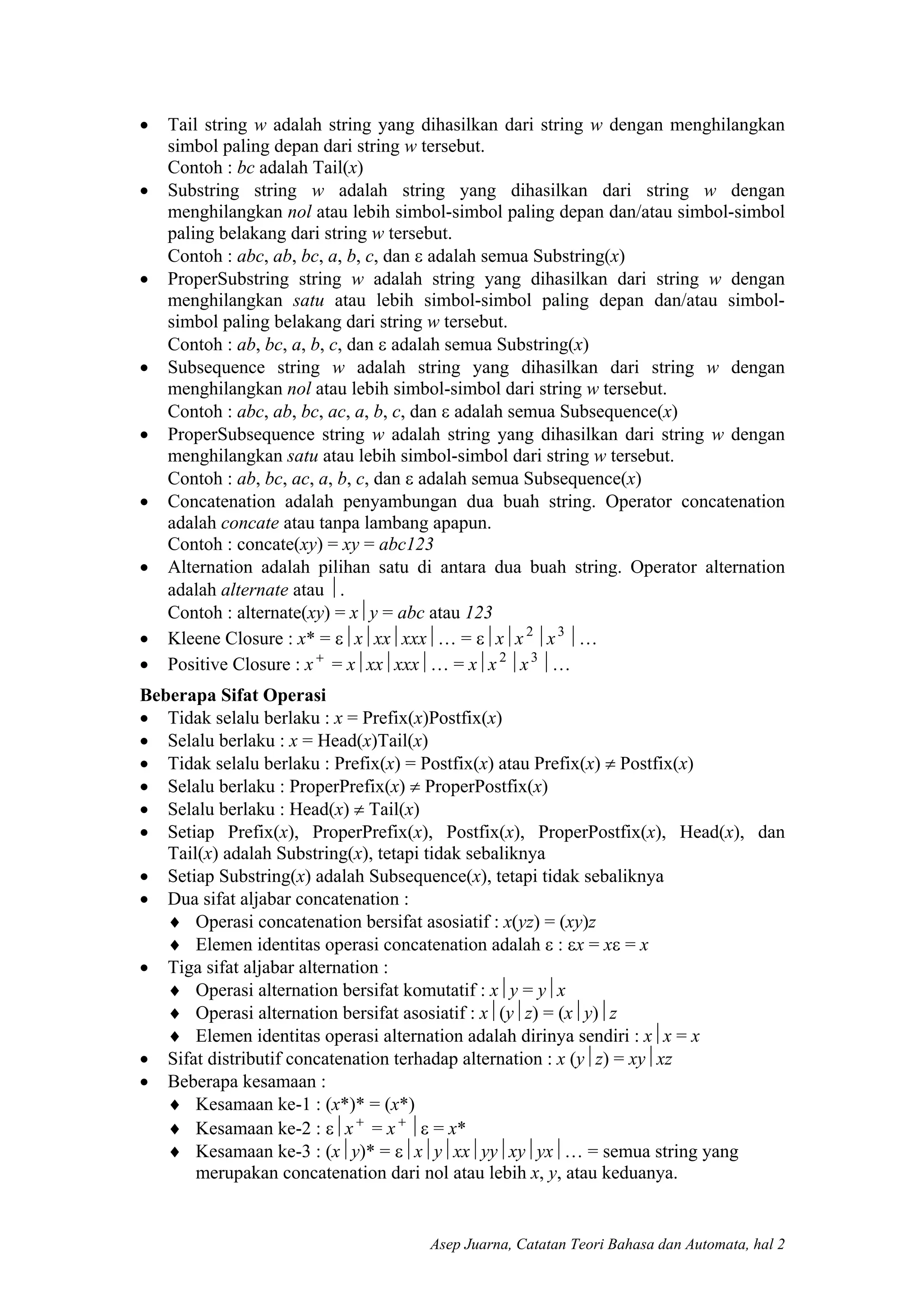 Teori bahasaautomata | PDF