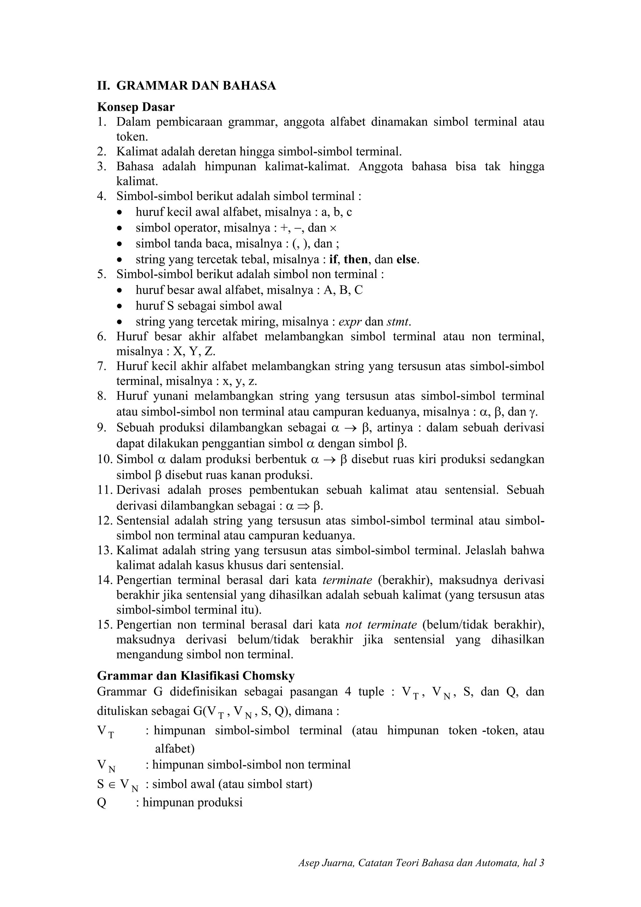 Teori bahasaautomata | PDF