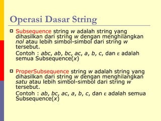 Teori bahasa dan automata1 | PPT