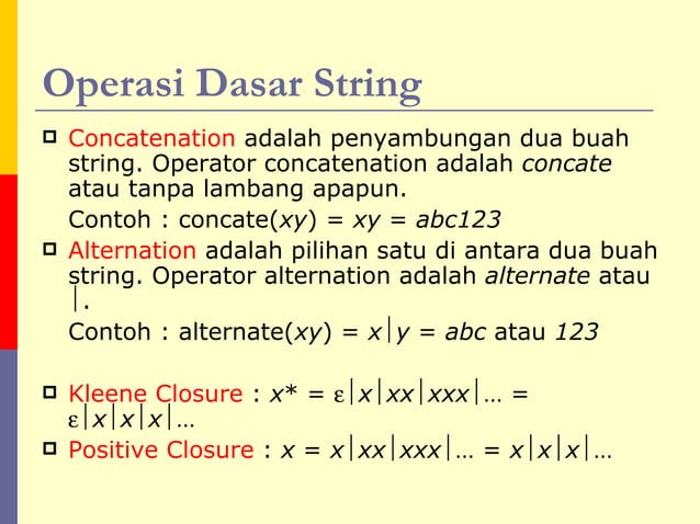 Teori bahasa dan automata1 | PPT