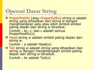 Teori bahasa dan automata1 | PPT