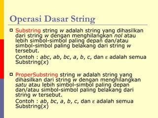 Teori bahasa dan automata1 | PPT