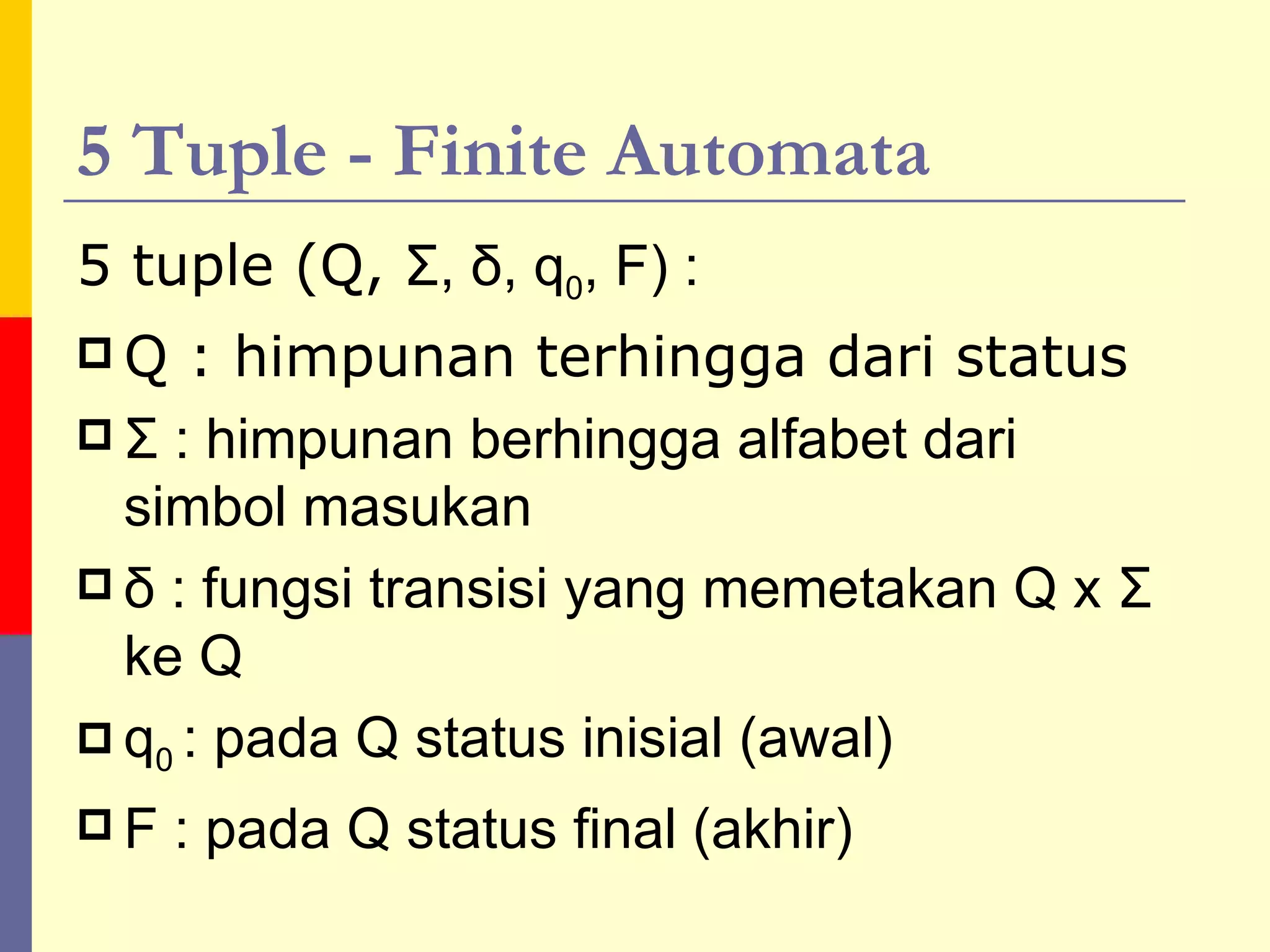 Teori bahasa dan automata2 | PPT