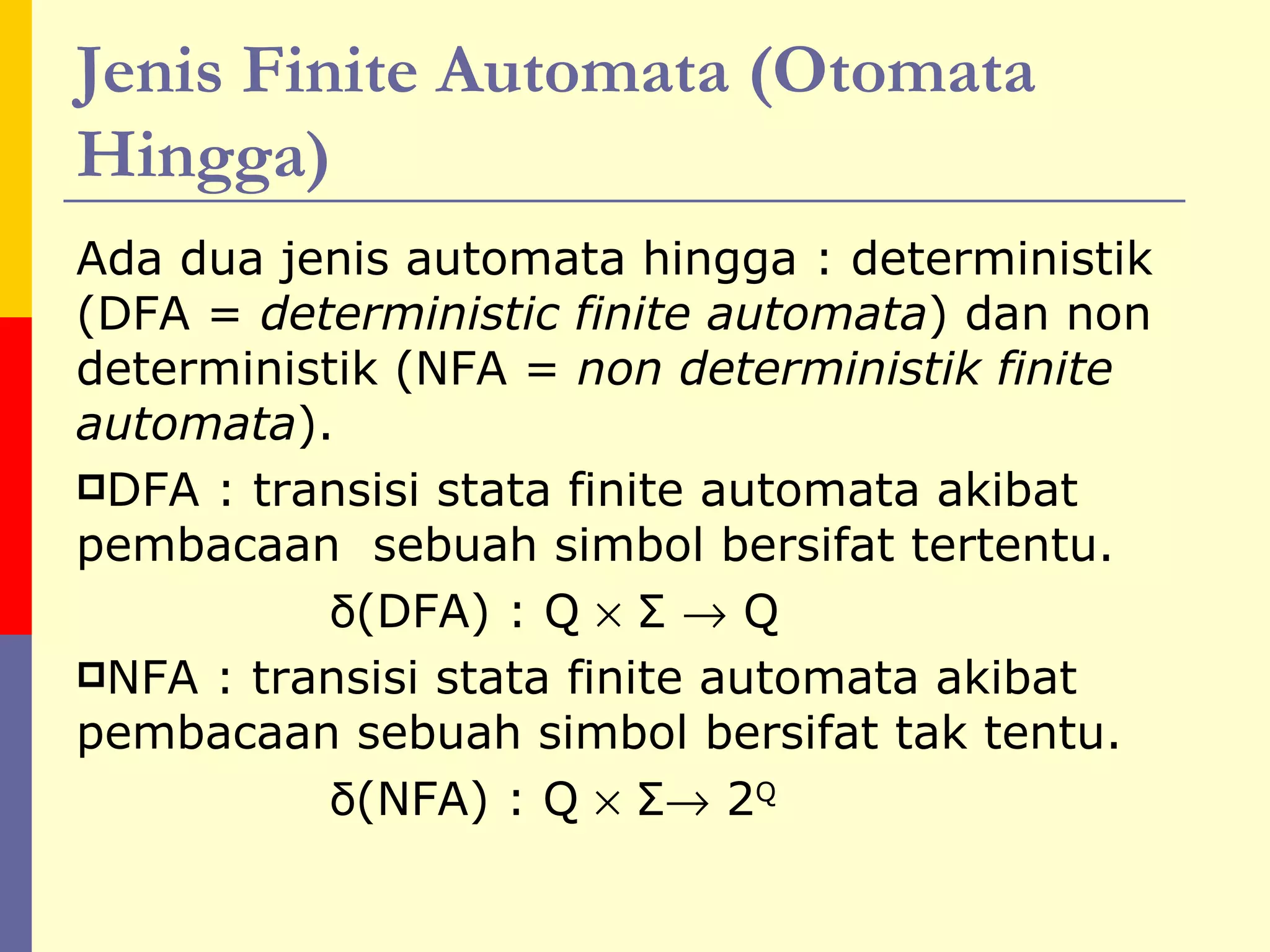 Teori bahasa dan automata2 | PPT