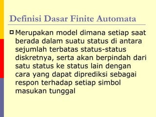 Teori bahasa dan automata2 | PPT