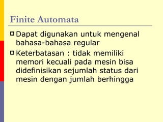 Teori bahasa dan automata2 | PPT