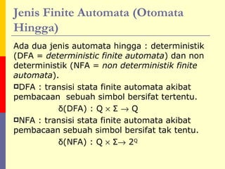 Teori bahasa dan automata2 | PPT