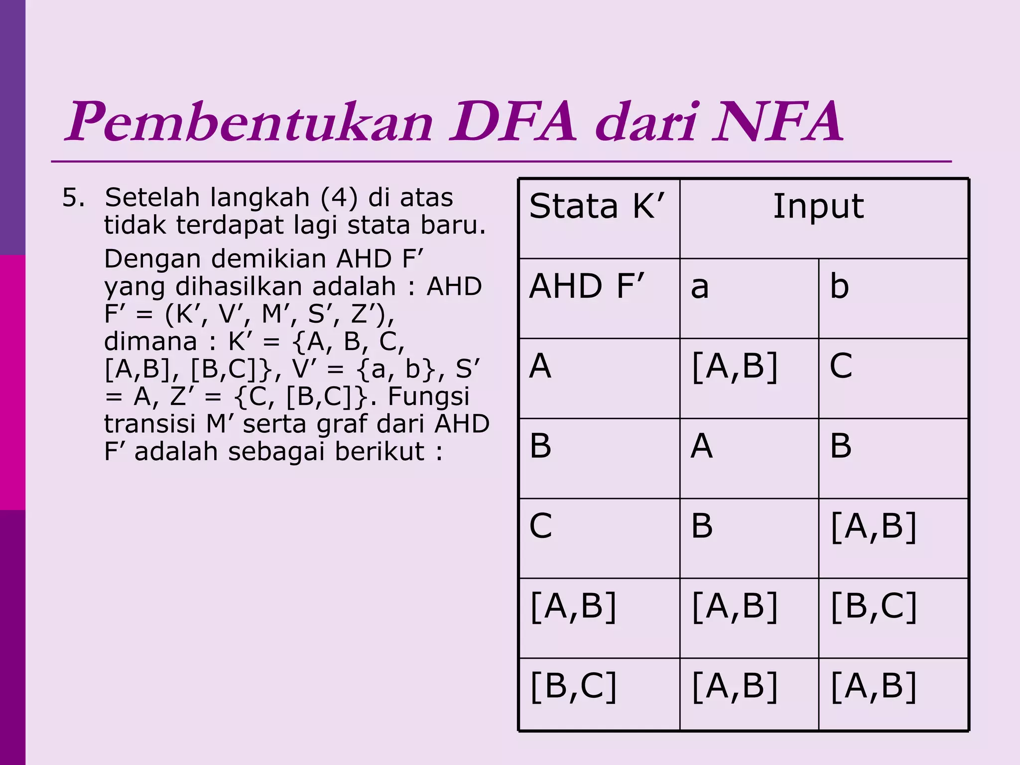 Teori bahasa dan automata5b | PPT