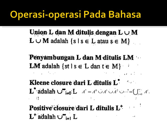 Teori bahasa dan otomata 4 | PPT
