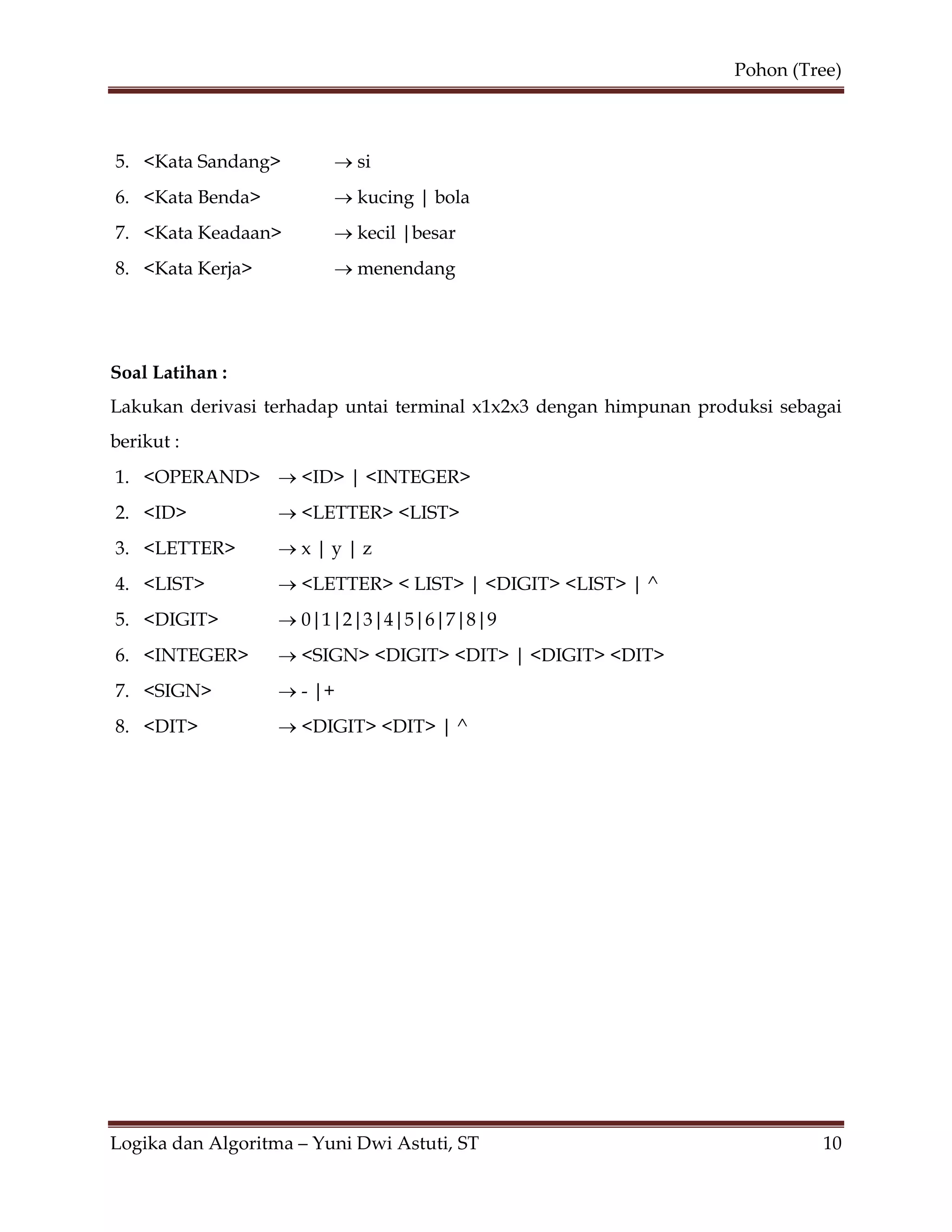 Teori bahasa dan otomata 5 | PDF