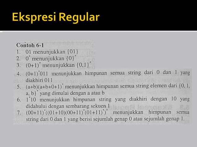 Teori bahasa dan otomata 7 | PPT
