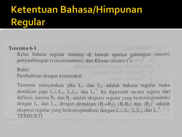 Teori bahasa dan otomata 7 | PPT
