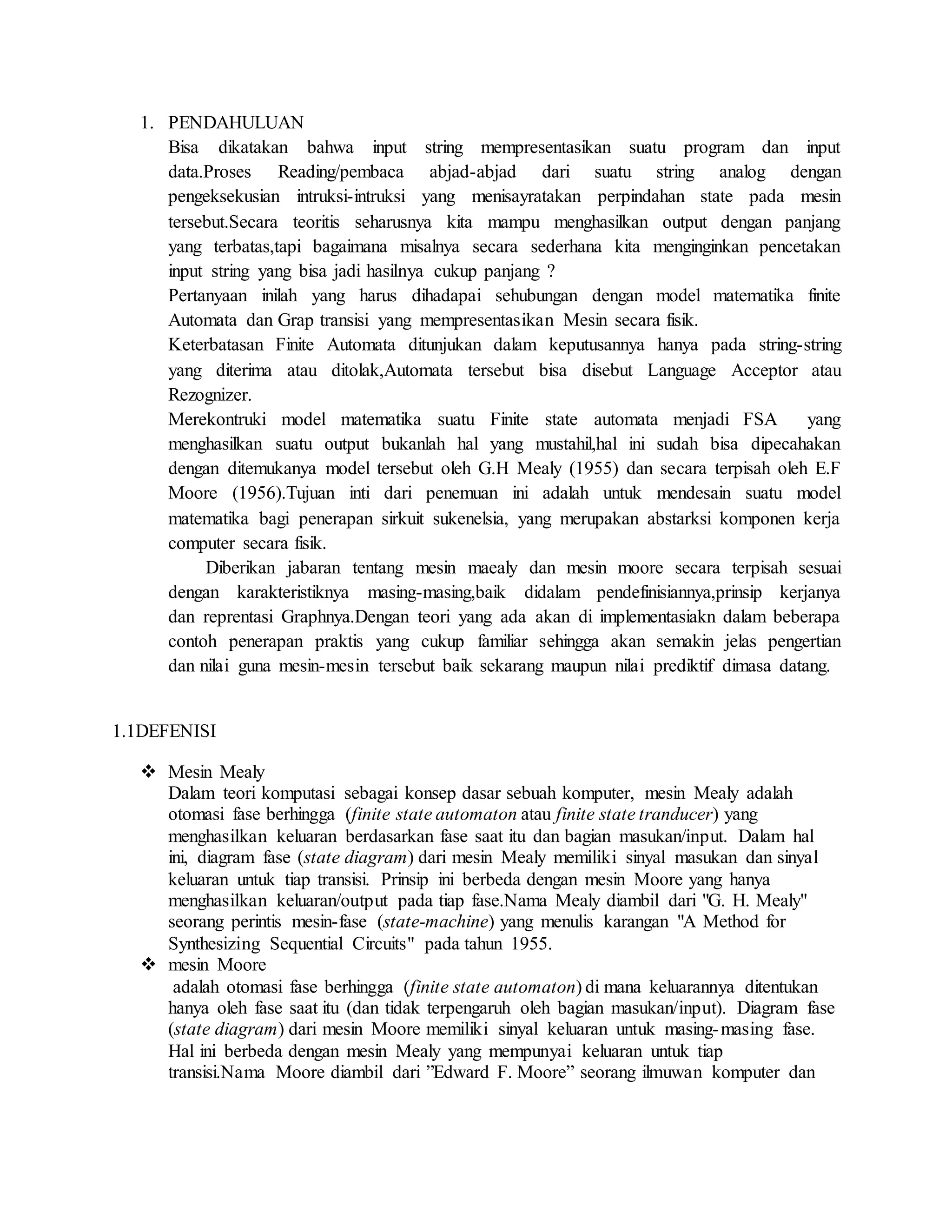 Teori bahasa dan otomata geral | DOCX