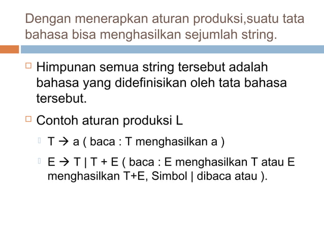 Teori bahasa otomata pertemuan 2 | PPT