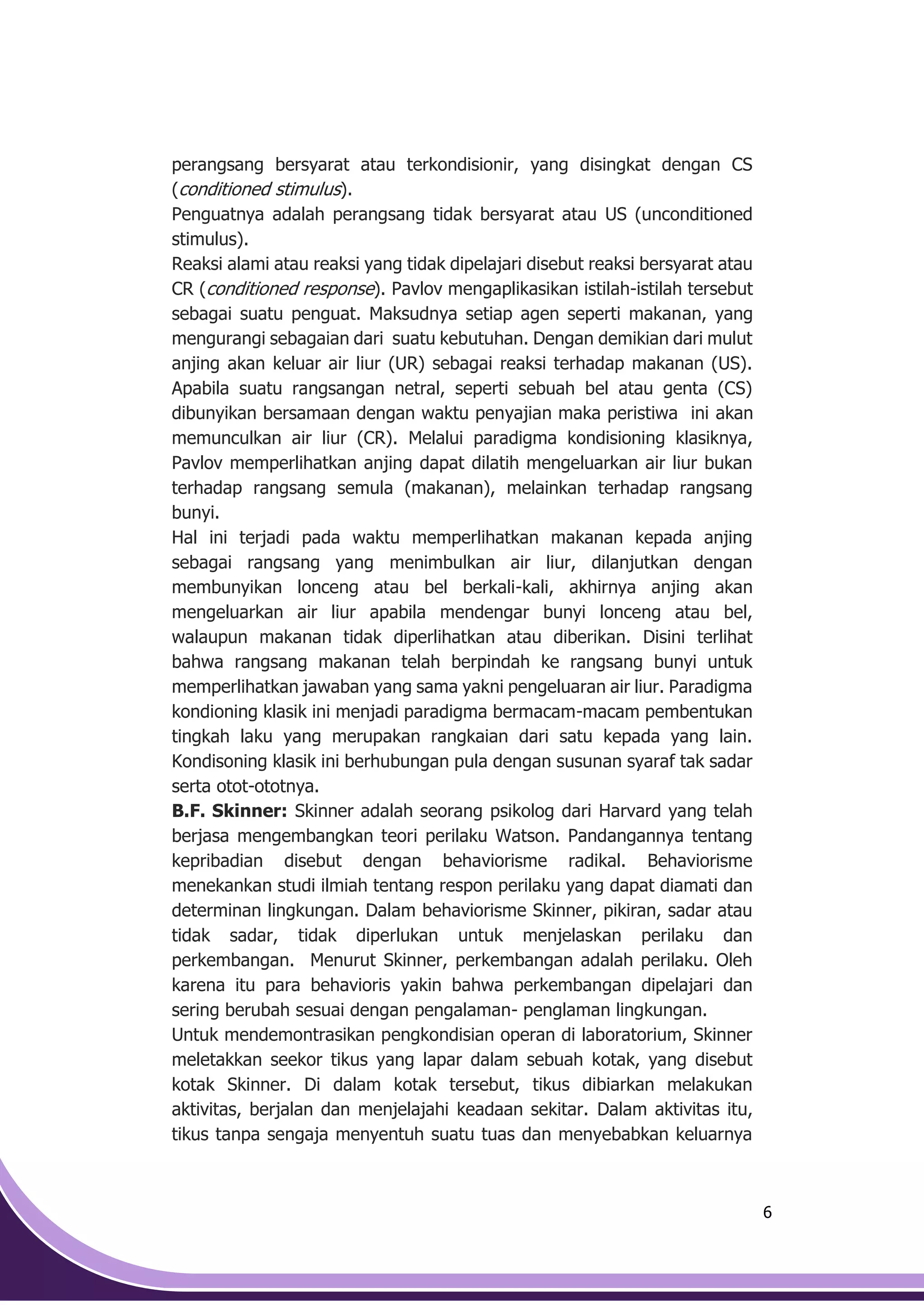 Teori behavior | PDF