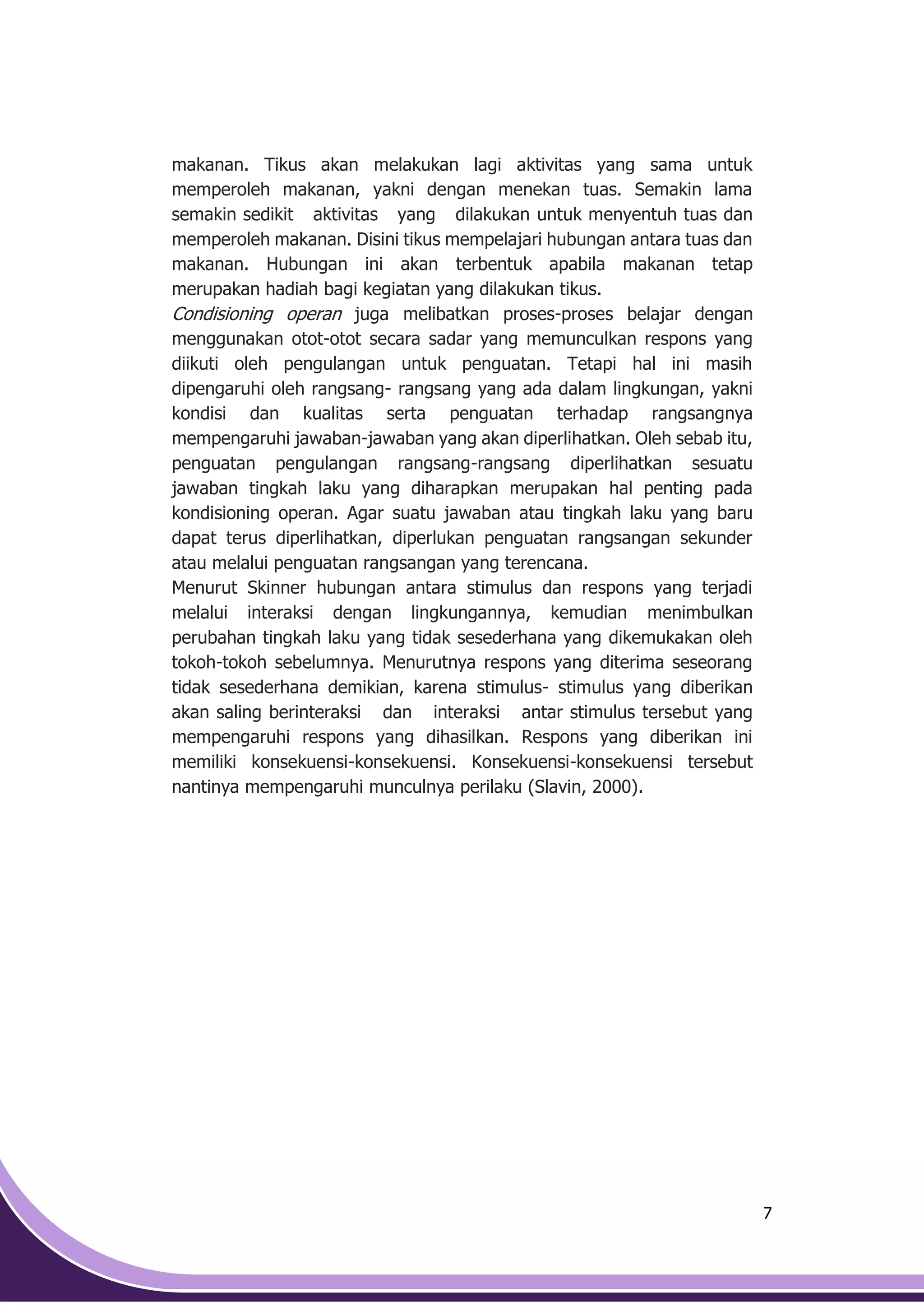 Teori behavior | PDF