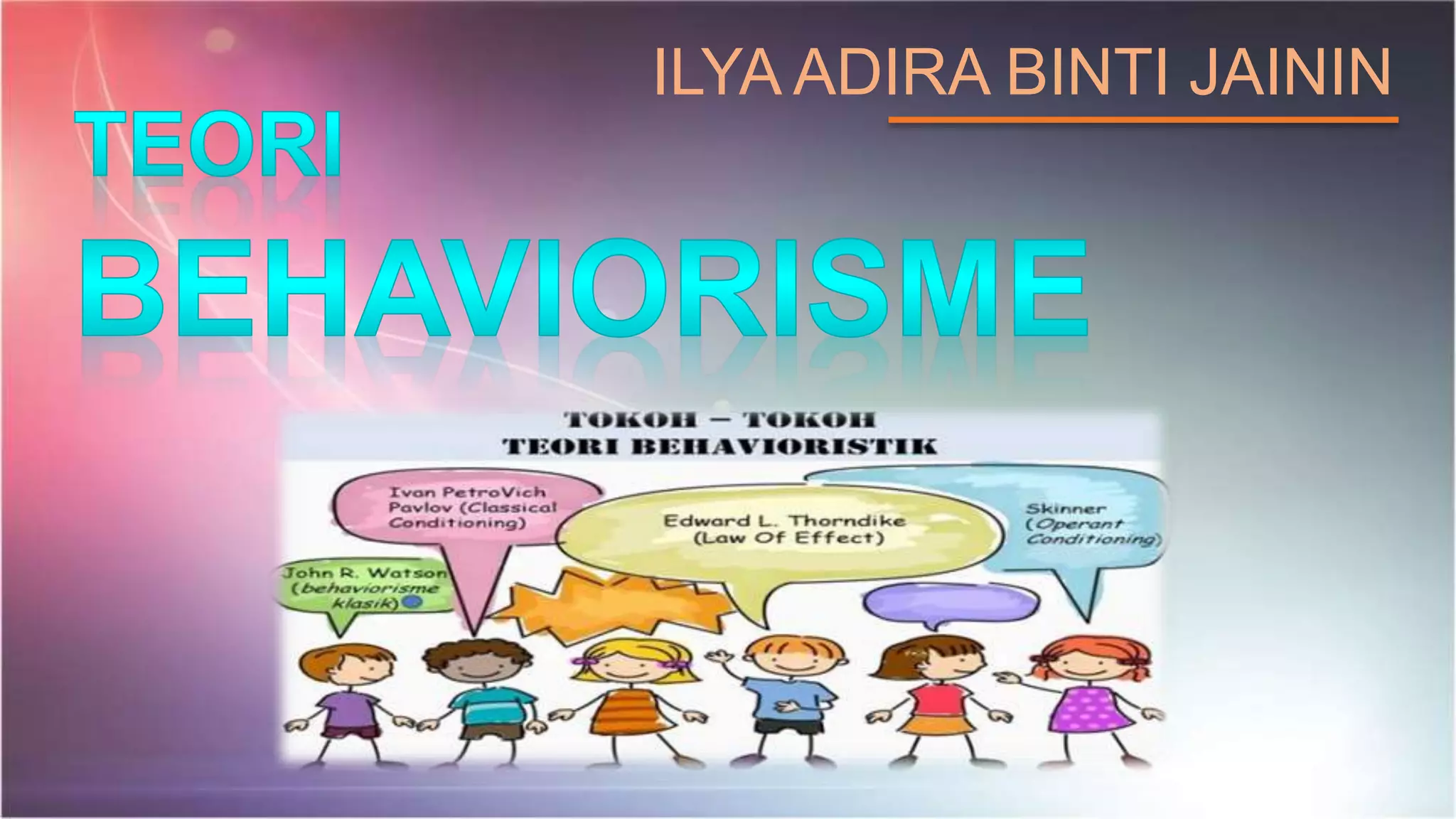 TEORI BEHAVIORISME | PPTX