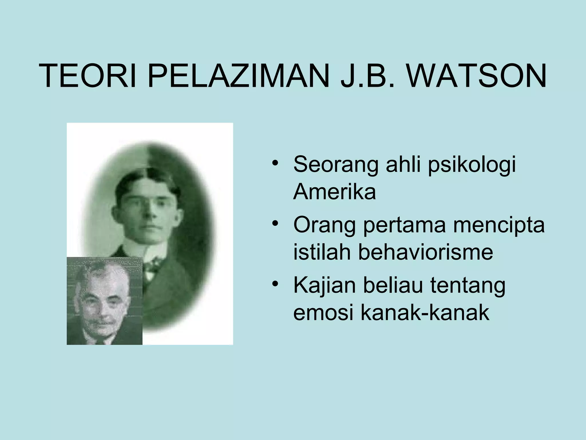 Teori Behaviorisme 050908 | PPT