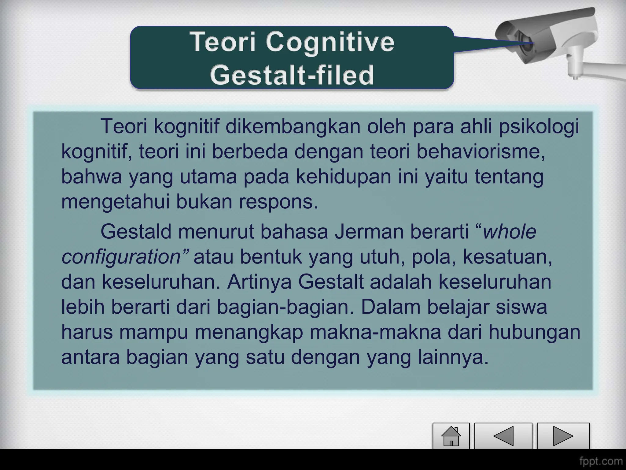 Teori_Belajar behavioristik, kognitivisme, | PPT Teori_Belajar behavioristik, kognitivisme, | PPT
