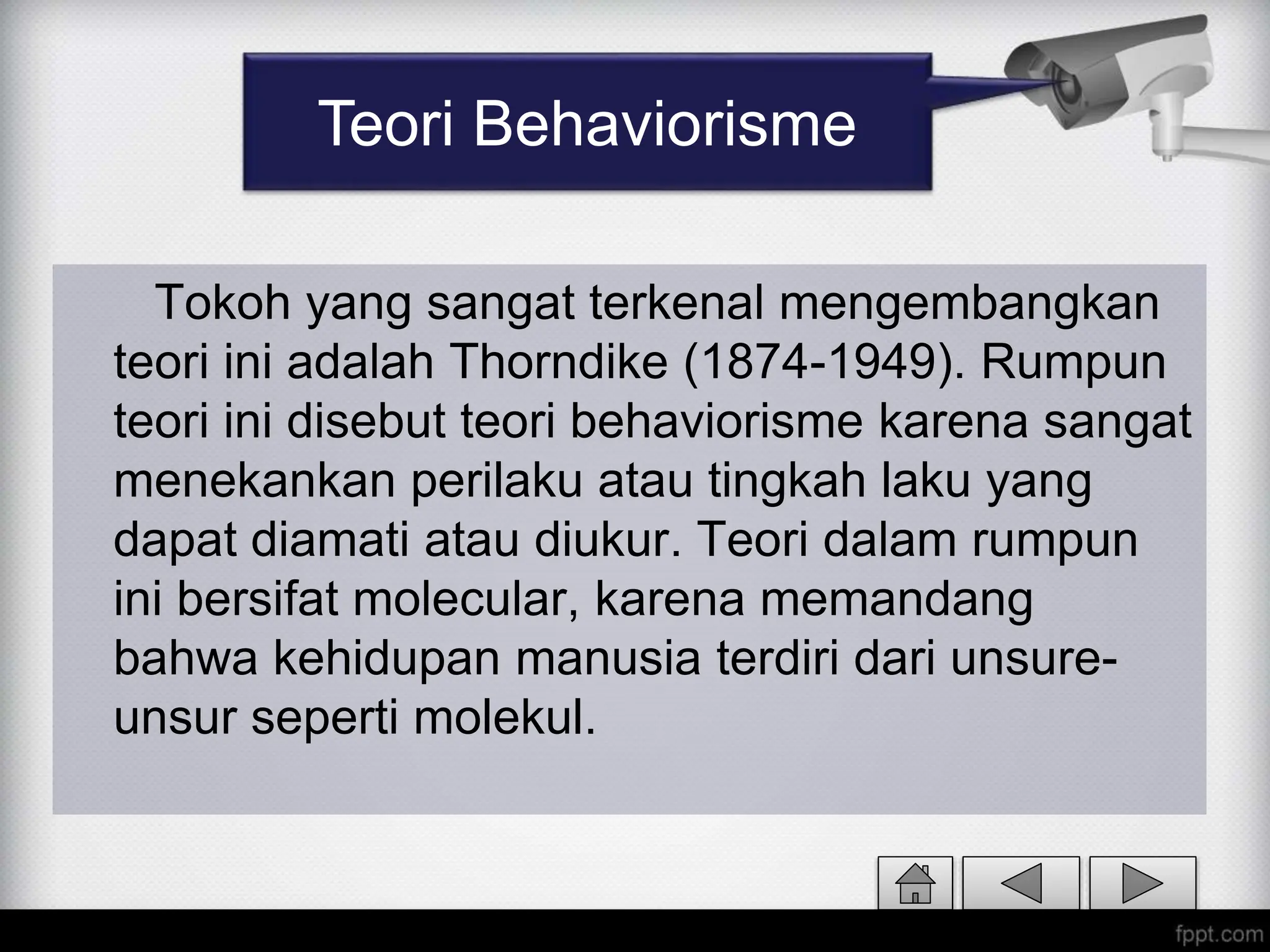 Teori_Belajar behavioristik, kognitivisme, | PPTX