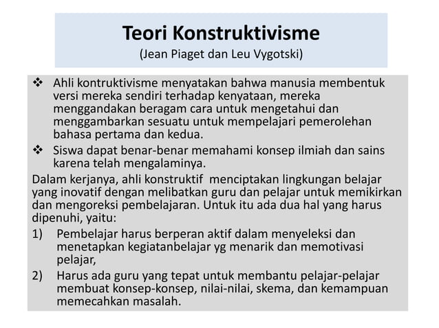 Teori belajar bahasa | PPT Teori belajar bahasa | PPT