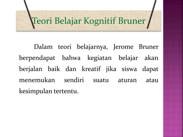 Teori belajar kognitif | PPTX