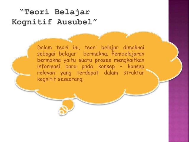 Teori belajar kognitif | PPTX