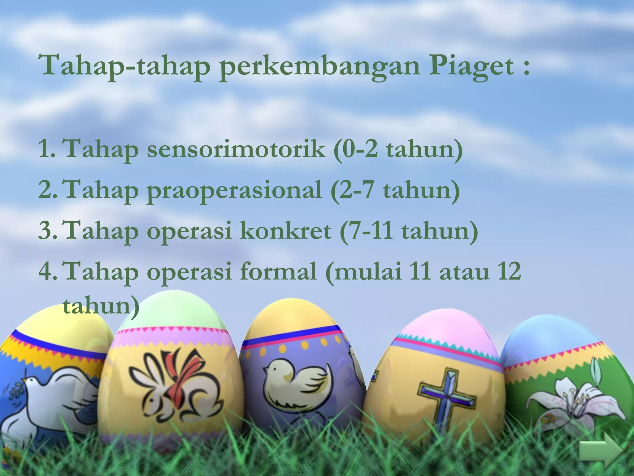 Teori belajar kognitif jean piaget | PPT