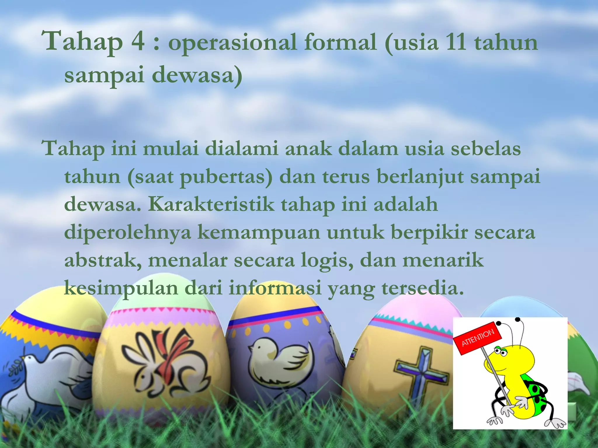 Teori belajar kognitif jean piaget | PPT