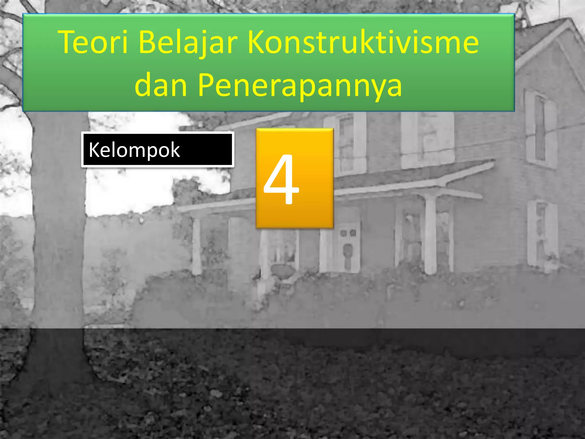 Teori belajar konstruktivisme dan penerapannya | PPTX