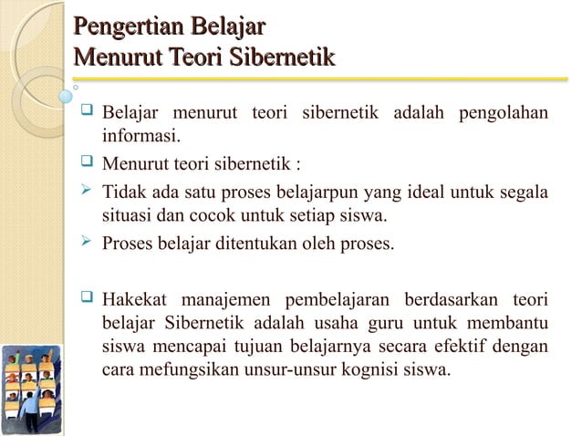TEORI BELAJAR SIBERNETIK | PPT