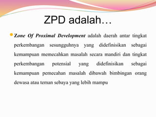 Teori belajar vygotsky ppt | PPTX