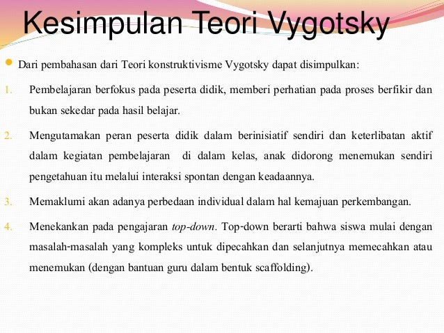 Teori Perkembangan Kognitif Vygotsky Teori Konstruktivisme Jean - Riset Teori Perkembangan Kognitif Vygotsky Teori Konstruktivisme Jean - Riset