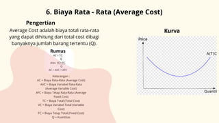 TEORI BIAYA PRODUKSI FAKULTAS SYARIAH UIN RADEN INTAN LAMPUNG | PPTX