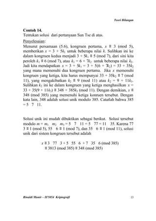 Teori bilangan | PDF