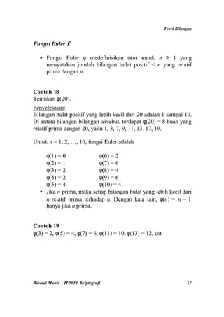 Teori bilangan | PDF