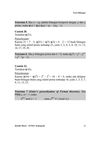 Teori bilangan | PDF
