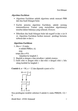 Teori bilangan | PDF