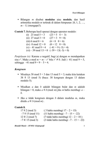 Teori bilangan | PDF