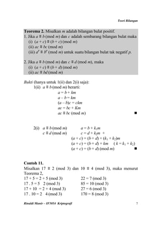 Teori bilangan | PDF