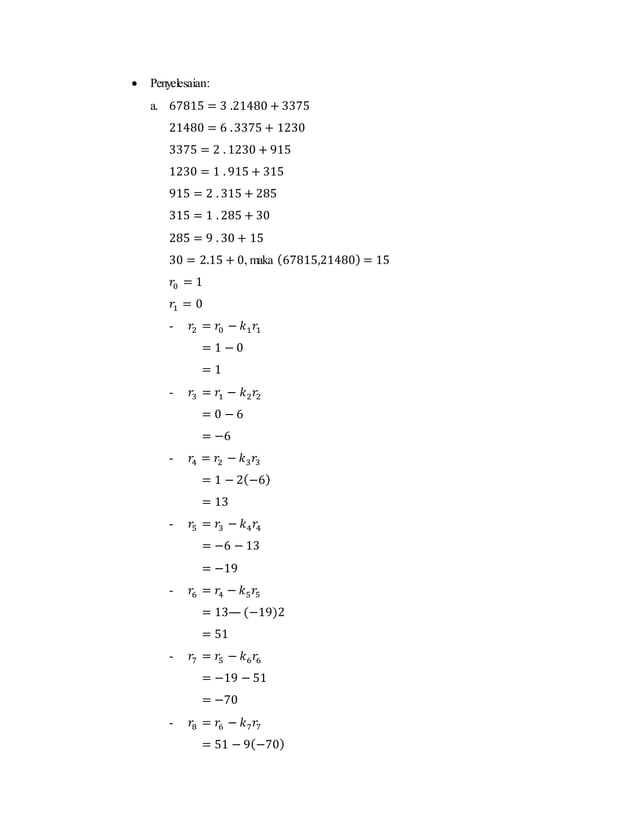 Teori bilangan | PDF