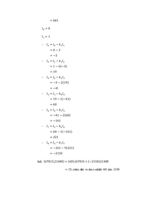 Teori bilangan | PDF